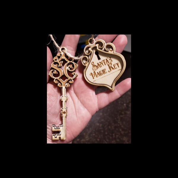 Santa's Magic Christmas Eve Key / Digital Laser Cut SVG File ...