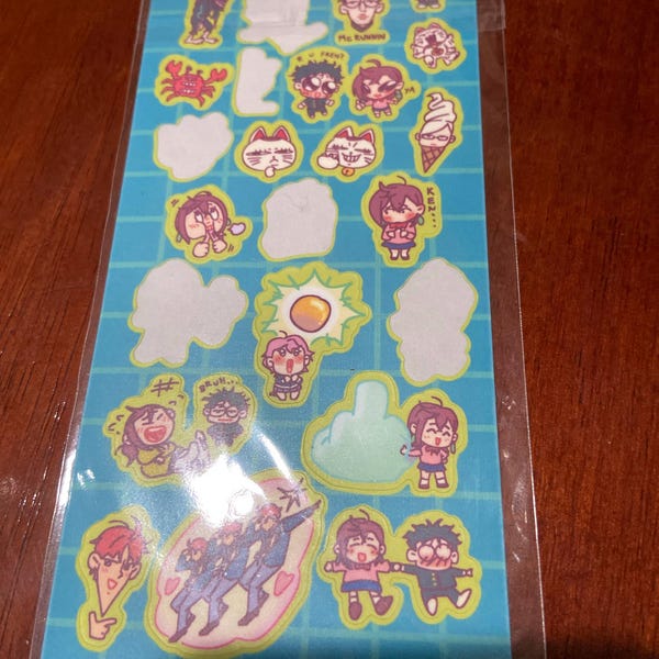 JJK Sticker Sheet| Jujutsu Kaisen Sticker Sheet, Phone Sticker, Journal ...