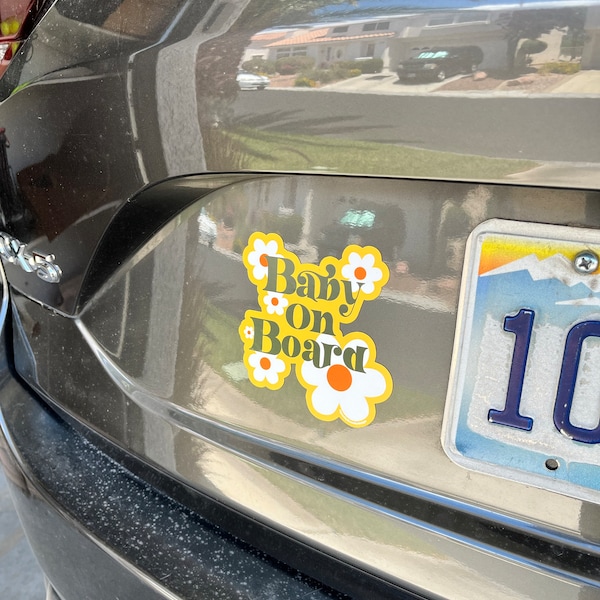 MAGNET Baby on Board! & Babies on Board! | Fridge Car Magnet ...