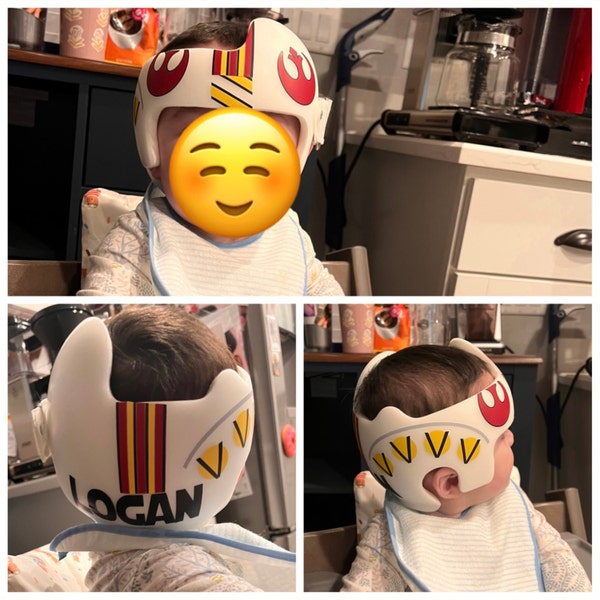 Custom Design Doc Band Decoration Decals, Stickers, Cranial Helmet ...