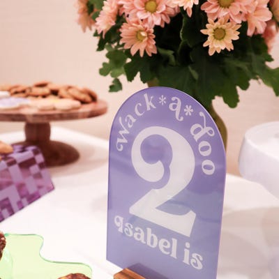 Custom Retro Table Numbers - Etsy