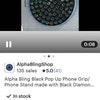 Alpha Bling Sprinkle Multi Sized Phone Case Made With Crystal AB ...