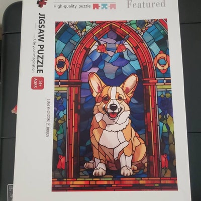 Stained Glass Crucifixion of Jesus Jigsaw Puzzle 300/500/1000 Piece - Etsy