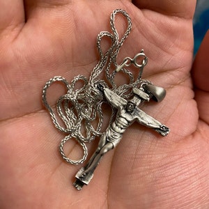 Solid Silver Skull Necklace Skull Pendant Bikers Jewelry | Etsy