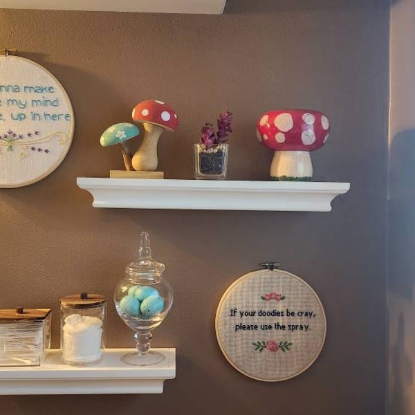 Middle Finger Cross Stitch, Middle Finger Needlepoint, Funny Hoop Art ...