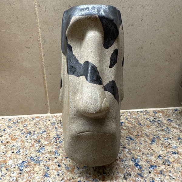 Moai Stone Lava Tiki Mug / Tiki Mug / Unique Handmade Ceramic Mug ...