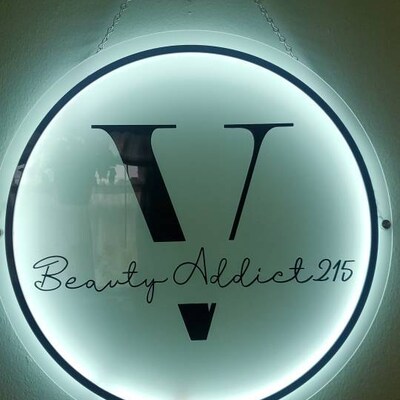 Custom Backlit Acrylic Sign Acrylic Logo Sign LED Business Sign Salon ...