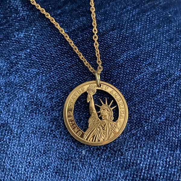 Irish Red Deer Pendant, Irish 1 Pound Coin, Cut Coin Jewelry, Irish ...