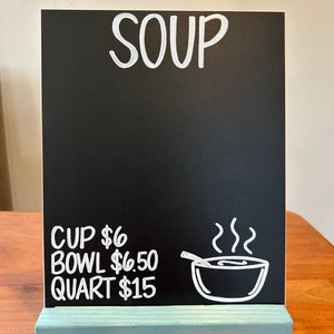 Sidewalk Chalkboard Sign A-frame Chalkboard Sign Double-sided ...