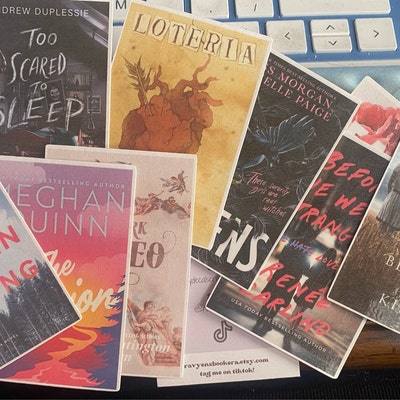 9 Book Cover Stickers, Custom Book Cover Stickers, Large Book Cover ...