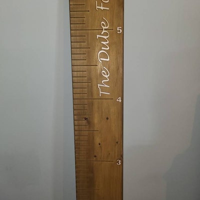 Personalized Wooden Growth Chart Wooden Growth Ruler Wood Growth Chart ...