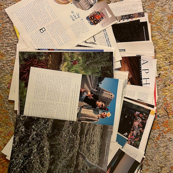 1970s - 2000s National Geographic Paper Bundle - 30/50/80 Pieces From ...