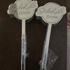Personalized Drink Tags With Pressure Clip. Party Drink Tag Circles ...