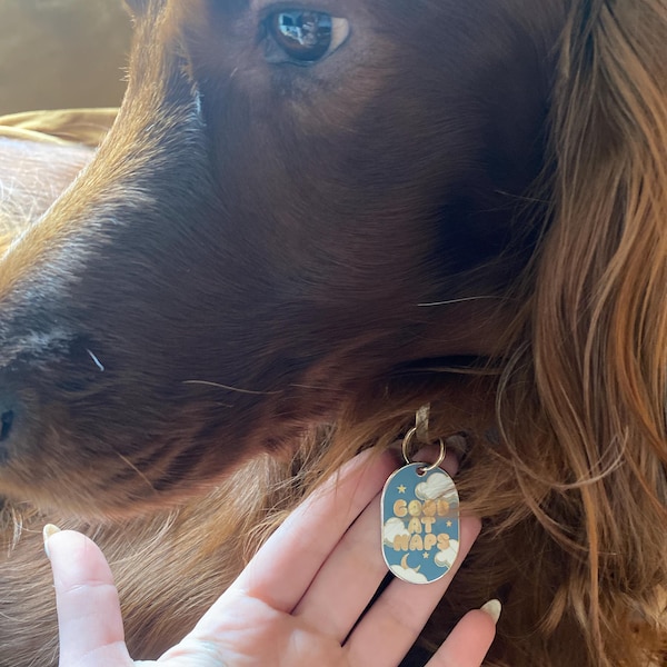 Dog Name Tag, Dog ID Tag, Funny Dog ID Tag, Personalised Dog ID Tag ...