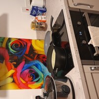 Printed Kitchen Glass Splashback Tempered Cooker Tiles Panel Backsplash ...