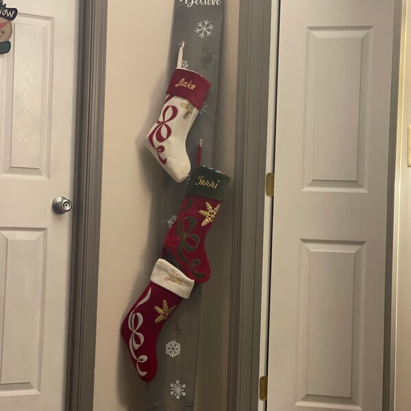 Vertical Stocking Holder 6ft, Stockings Were Hung, Stocking Holder ...