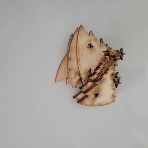 DIY 3D Christmas Tree With LED Lights Warm&cozy Christmas Look, Set of ...