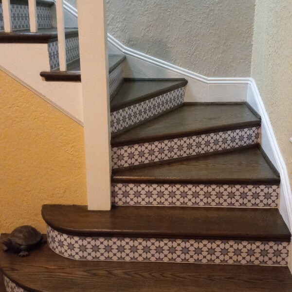Stair Riser Vinyl Strips 15 Steps Removable Sticker Peel & Stick : A89 ...