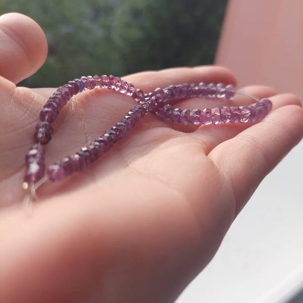 Alexandrite Beads Rare Alexandrite Faceted Beads Bracelet Sparkling ...