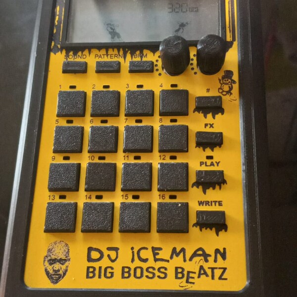 Beat Box Black Case - 3D Printed Case for the Teenage Engineering ...