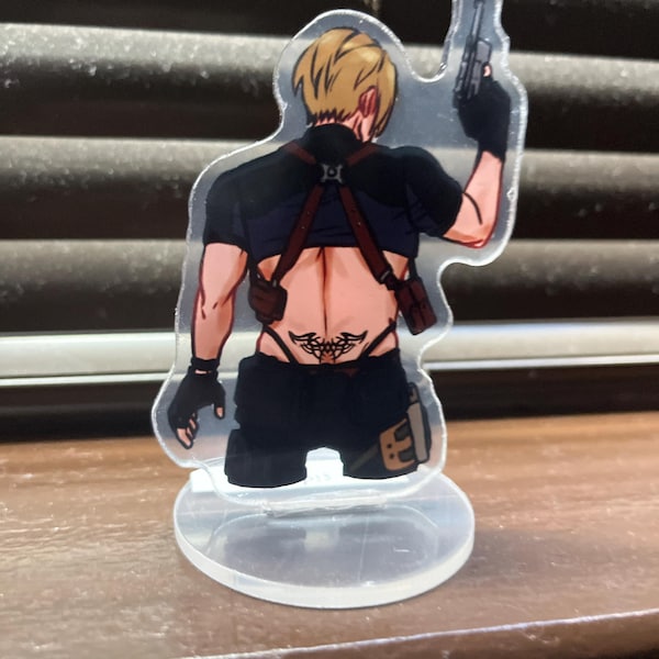 Mod Leon Keychain or Standee ‘tramp Stamp Leon’ - Etsy