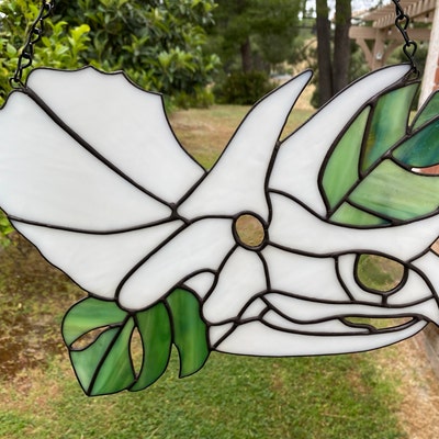 Stained Glass Pattern: triple Vision - Etsy