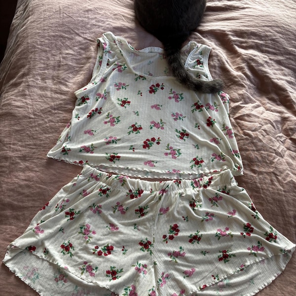 Palmer PJ Crop, Top & Short Set PDF Sewing Pattern - Etsy