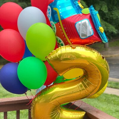 Train Balloon 20 train Party Train Birthday Baby Shower All Aboard ...