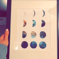 Phases de la lune décor affiches art décor maison - Etsy Canada