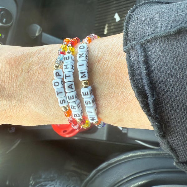 DBT Skills Bracelet | Mental Health Jewelry | BPD Awareness Gift ...