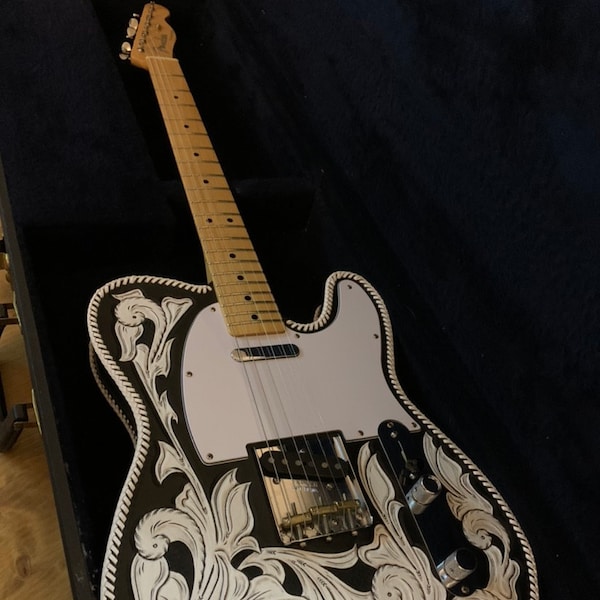 Fender Squier Classic Vibe Telecaster Tele W/custom-made, Hand-tooled ...