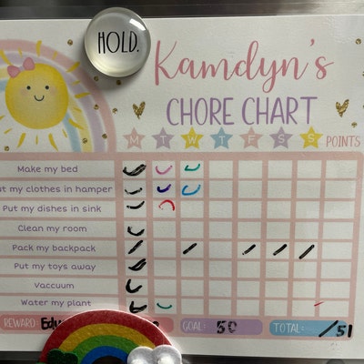 Editable Sunshine Rainbow Reward Chart Rainbow Behavior Chart Pastel ...