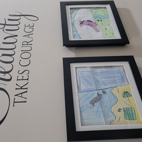 Creativity Takes Courage-vinyl Lettering-craft Room- Play Room- Words ...