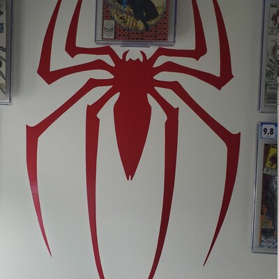 Spiderman Symbol Decal, Spiderman Huge Logo Sticker, Spider Sticker No ...