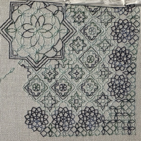 Seasons Blackwork Embroidery Chart - Etsy