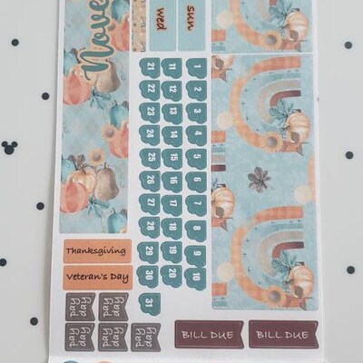 LOVELY FLORAL Weekly Planner Sticker Kit Hobonichi Weeks - Etsy