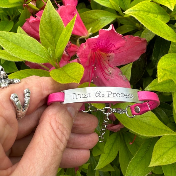 Word Bracelet—custom Bracelet—mantra Bracelet—one Word Bracelet—word of ...