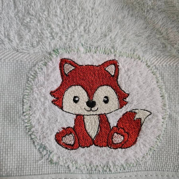 Baby Fox Embroidery Design, 4 Sizes, Instant Download - Etsy