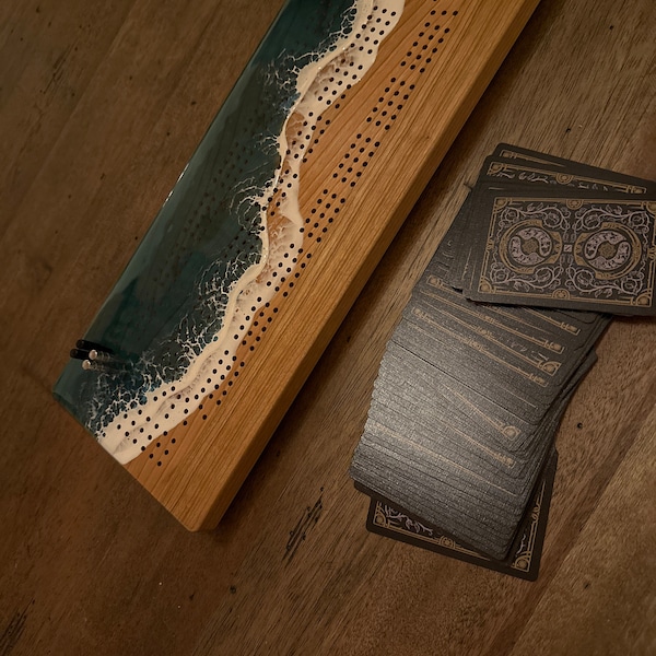 Pocket Sized Travel Cribbage Board - Mini Crib Game With Full Crib 2 ...