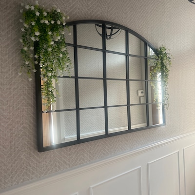 Epping Large Metal Industrial Window Mirror 120cm X 80cm - Etsy
