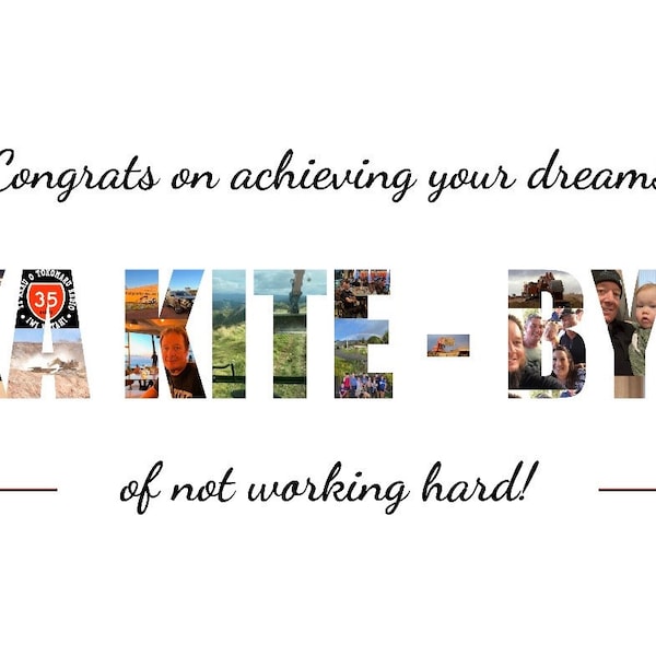 Farewell Custom Gift Collage, Coworker Leaving Gift, Moving Away Gift ...