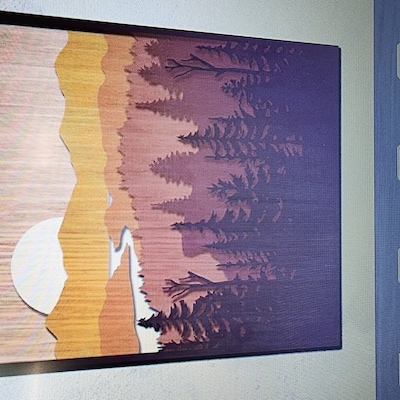 Digital File 7 Layer Laser Cut Files, DXF, SVG, Multi-layer Files ...