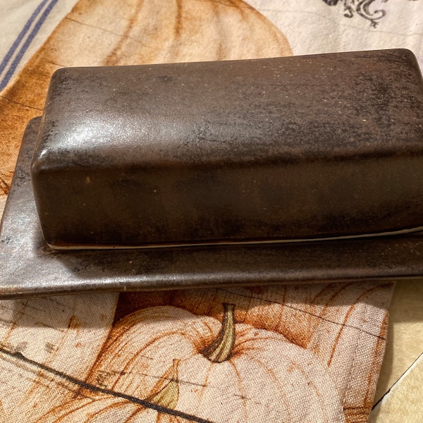 Stoneware Covered Butter Dish - Etsy