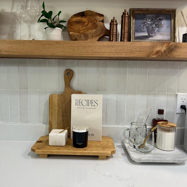 Rustic Wood Riser | Farmhouse Style Riser | Tabletop Riser | Plant ...