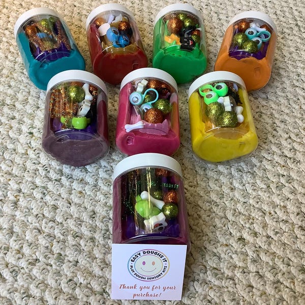 Animal Play Dough Kit, Zoo Play Dough Kit, Safari Animals Play Dough ...