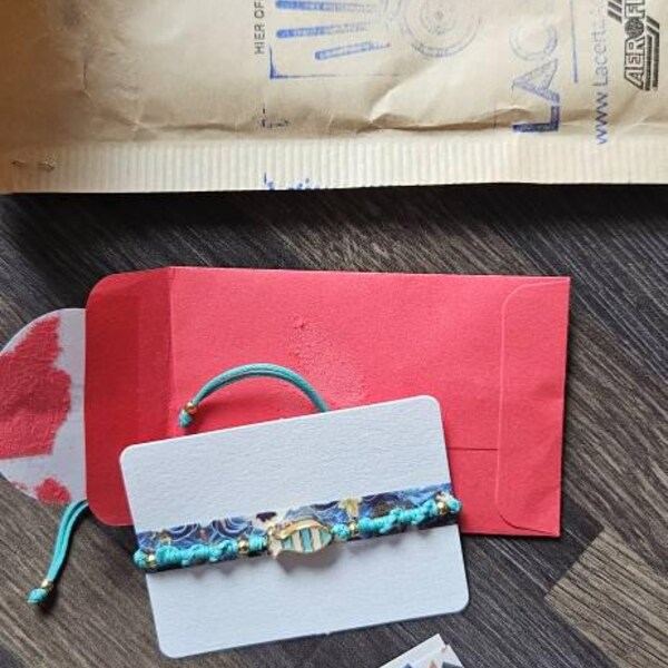 Small Cute Fish Bracelet | Cord Bracelet With Fish Link and Miyuki ...