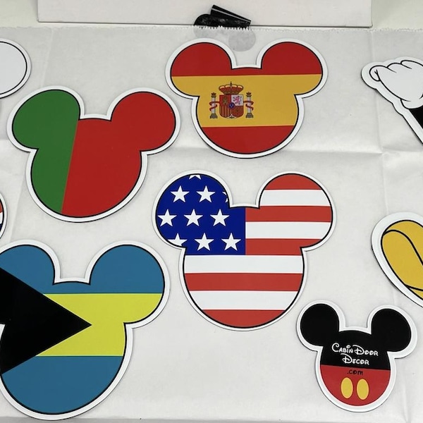 Mickey and Minnie Mix and Match Disney Mickey Ears Custom Magnets for ...