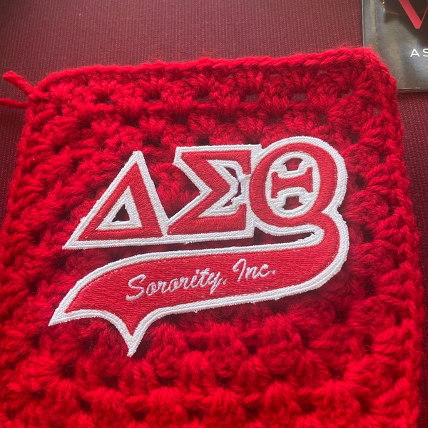 Delta Sigma Theta Letters With Flag - Etsy