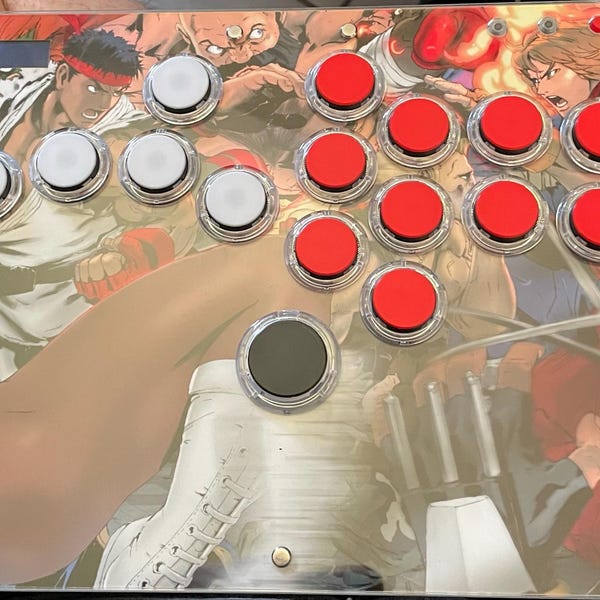 DIY Leverless All Button Controller Case for Sanwa and Similar Buttons ...