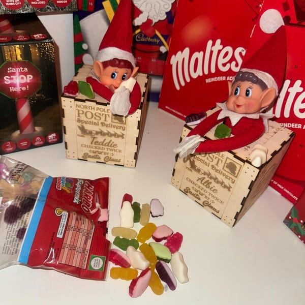 Personalised Elf Bed Double Bed Made From 3MM Birch Plywood Easy Slot ...